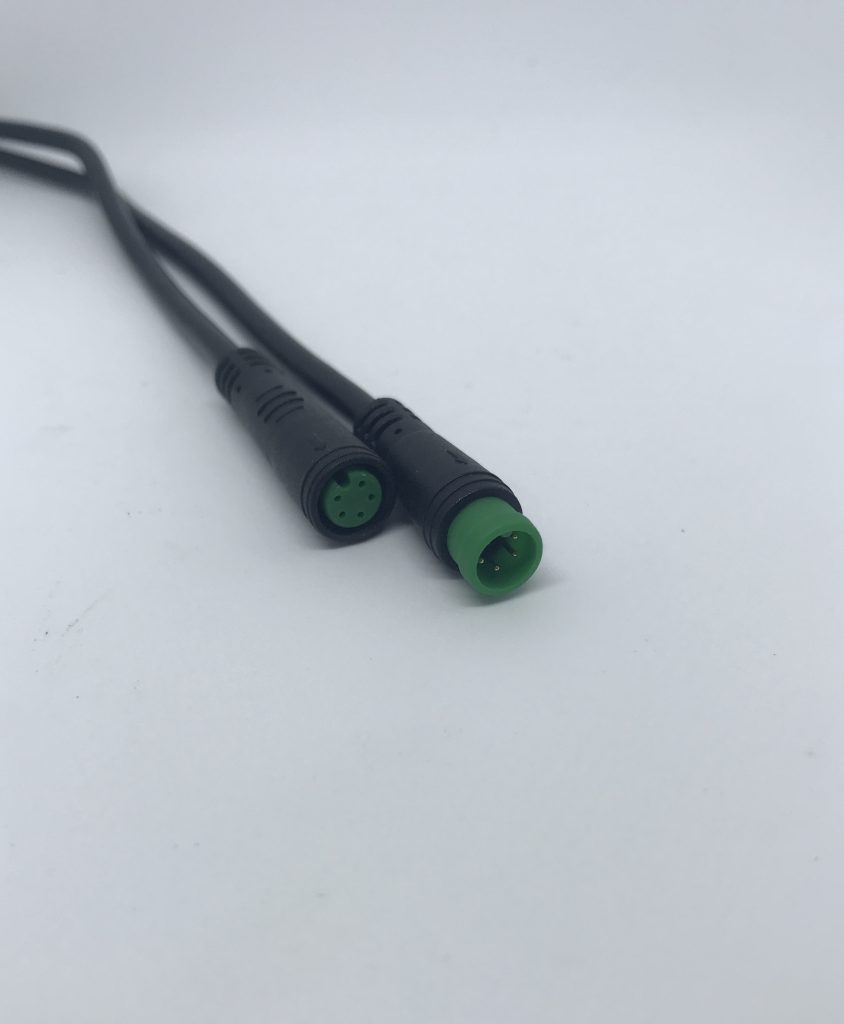 5 Pin Green Throttle Extension Cable 1m - Powabyke