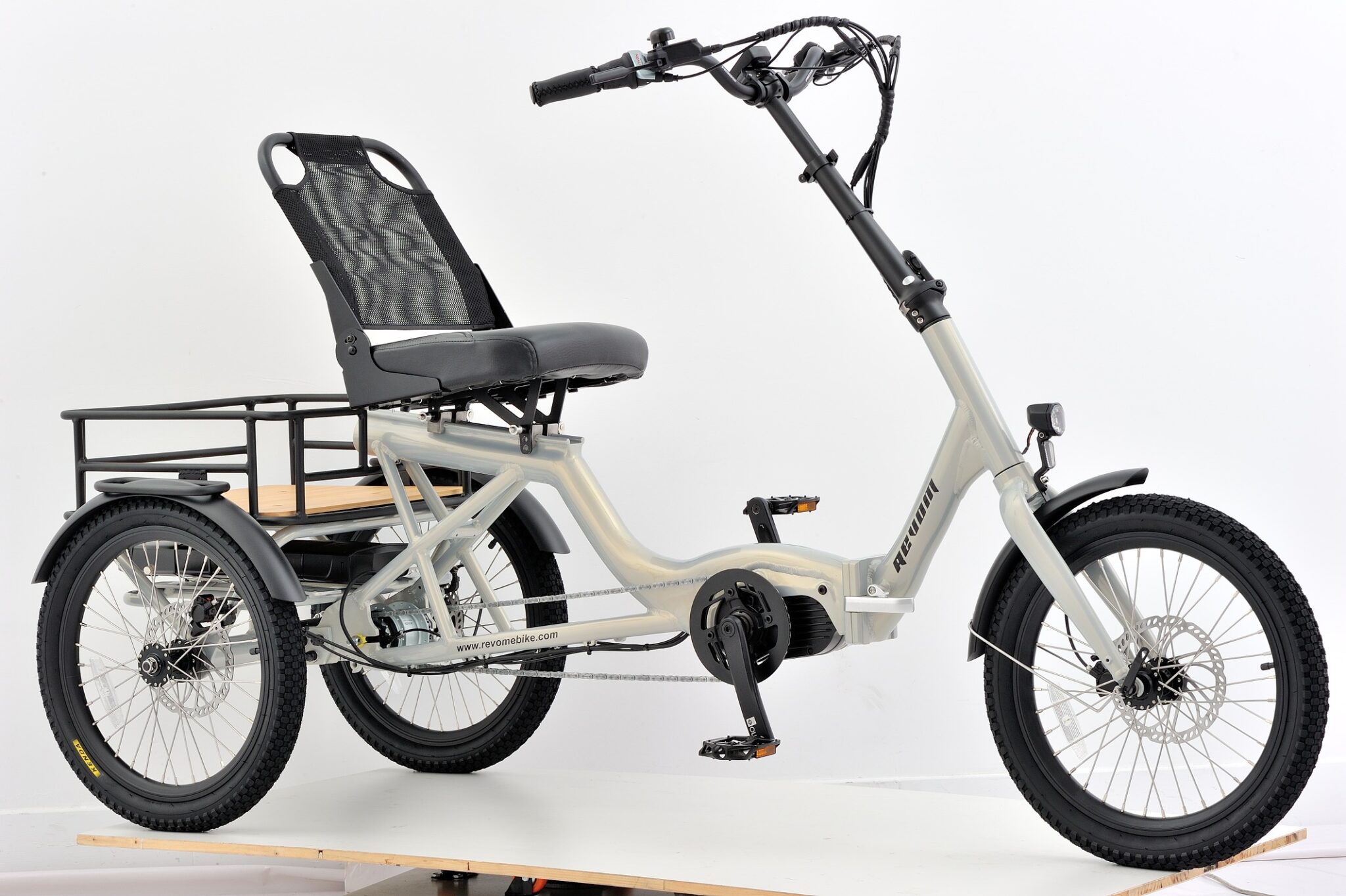 Revom T4F Semi Recumbent Folding Electric Tricycle | Powabyke